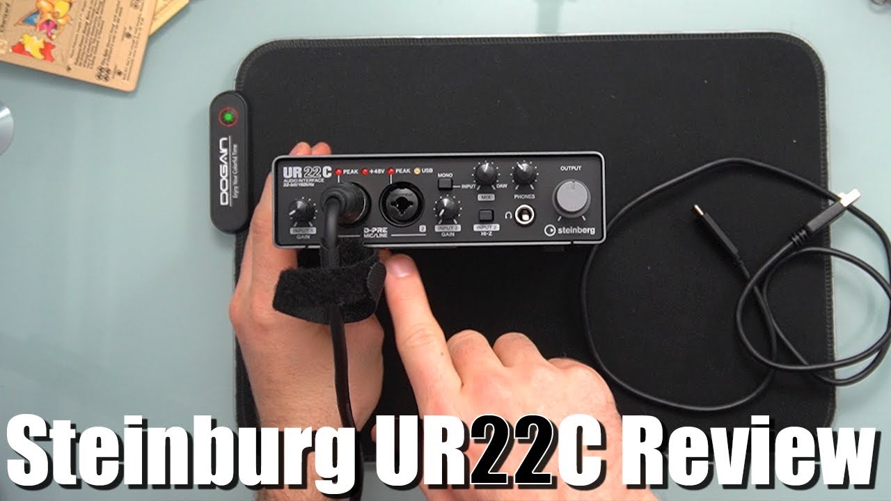 SOUND CARD UR22C REVIEW| MỞ HỘP SOUND CARD STEINBERG UR22C - Pustudio.vn