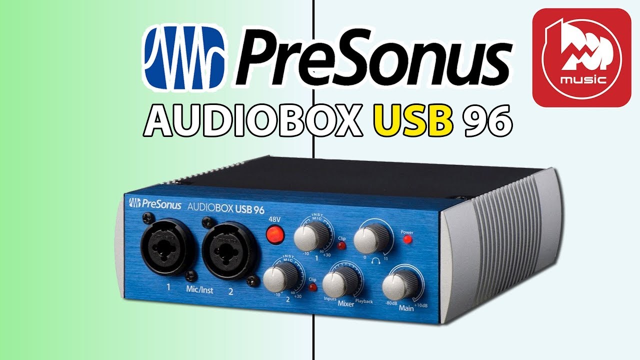 Sound card Presonus AudioBox USB 96 - Sound card thu âm