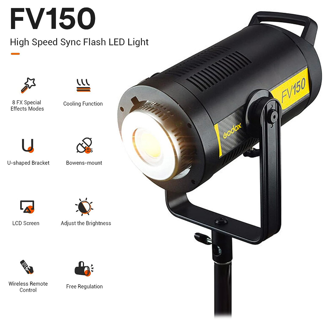 Đèn Led chụp hình Godox FV150 - Pustudio.vn