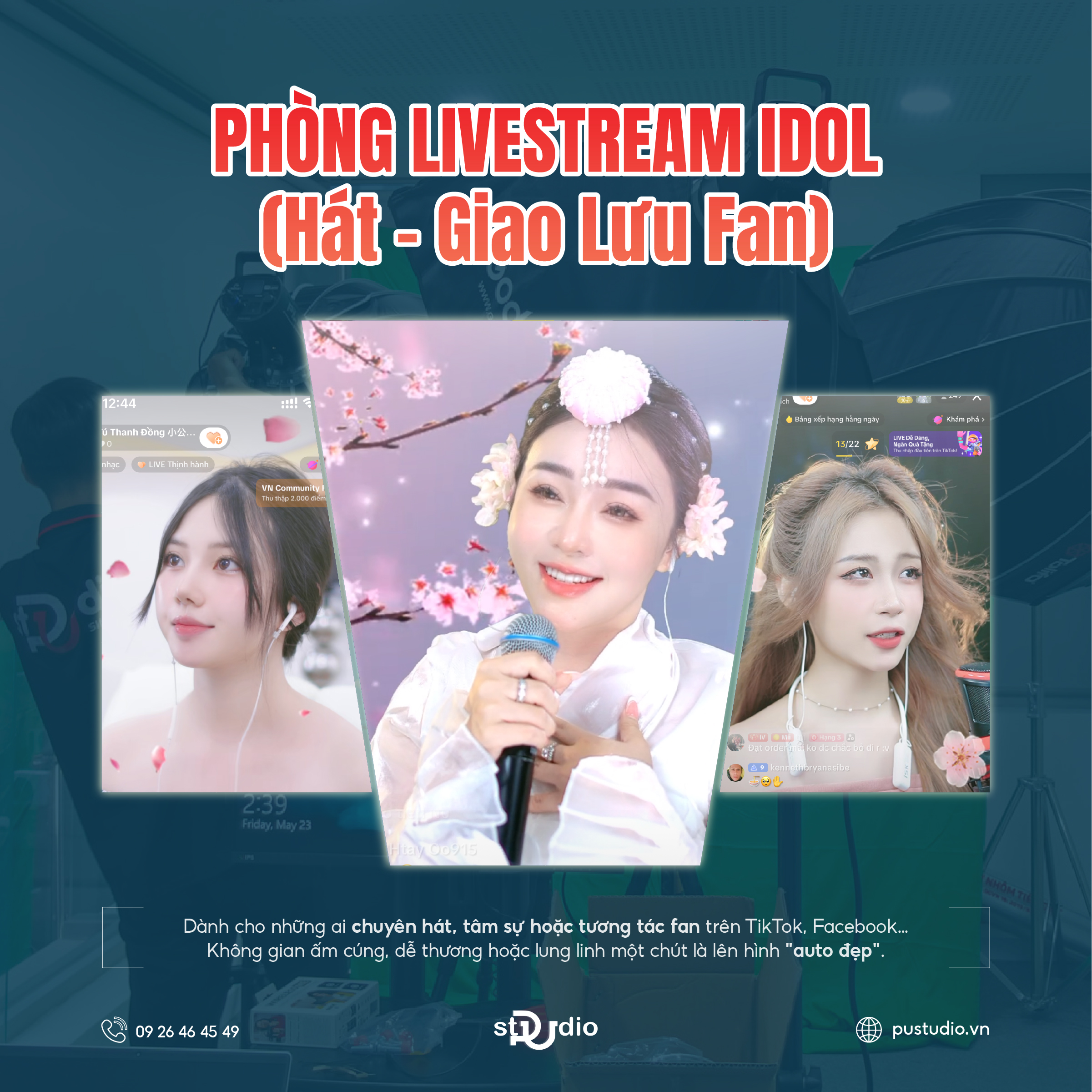 Các Mẫu Phòng Livestream Được Setup Nhiều Nhất Tại PU Studio – Gợi Ý K ...