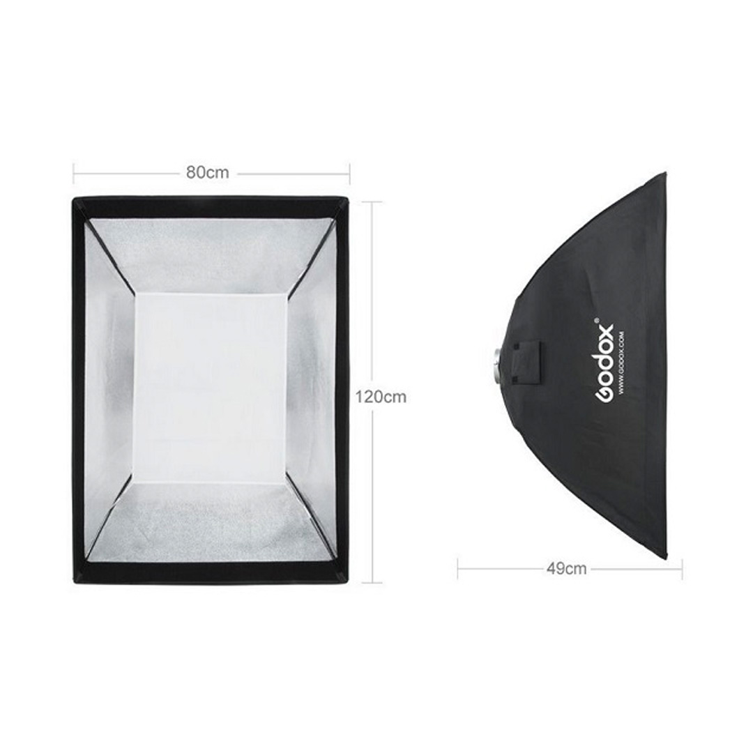 Softbox Godox 80x120cm - Softbox hình chữ nhật 80x120cm Godox - Pustudio.vn