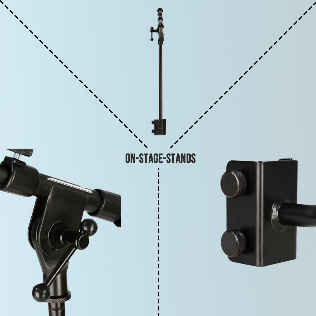 Chân Microphone On-Stage MSA8020 Camp-On Boon ARM, Chân Mic Đứng ...