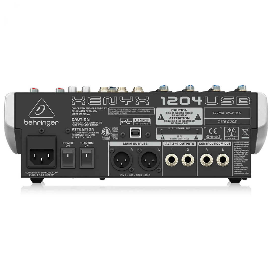 Mixer Behringer Xenyx QX1204USB - Bàn trộn âm thanh - Pustudio.vn