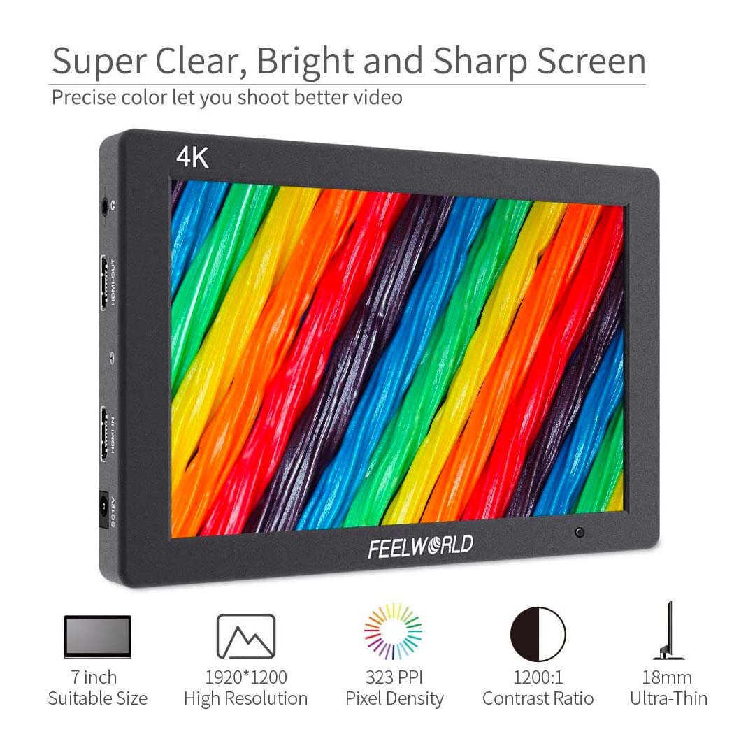 Màn Hình Hỗ Trợ Monitor Máy Quay Feelworld T7 Plus On-Camera Monitor W ...