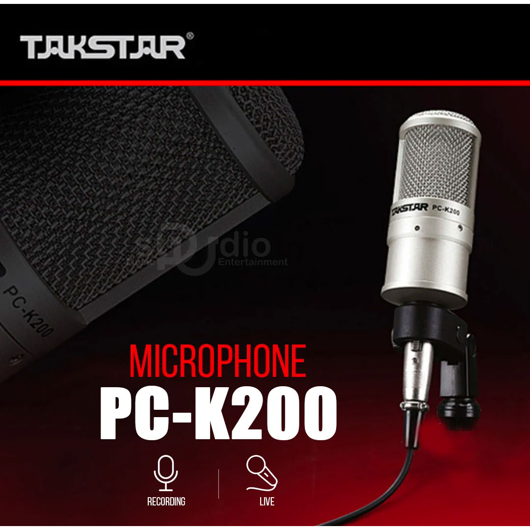 Bộ Livestream Soundcard X5 - Micro thu âm Takstar PC-K200 (2nd Gen) - Pustudio.vn