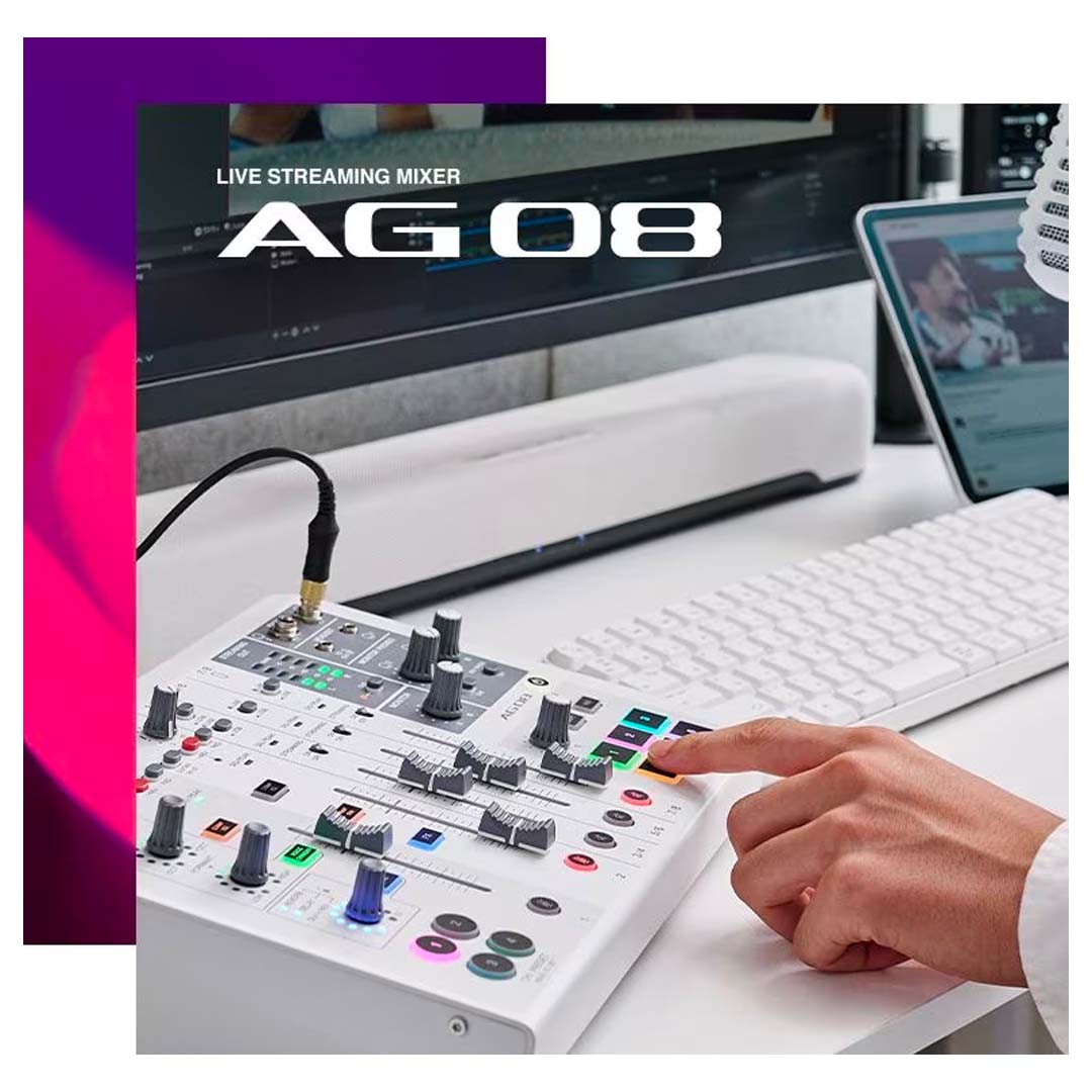 Mixer Yamaha AG08 - Bàn trộn âm thanh all in one - Pustudio.vn