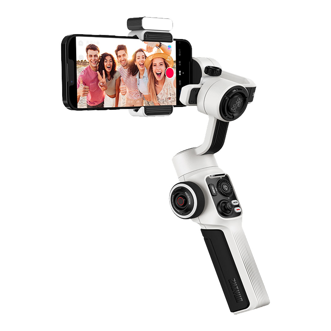 Tay cầm chống rung Gimbal Zhiyun Smooth 5S Pro White - Pustudio.vn