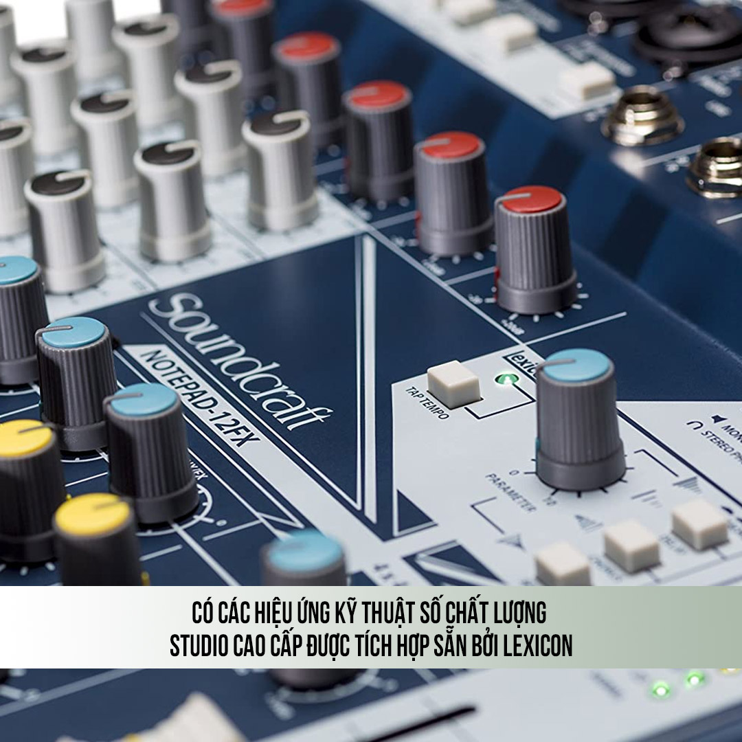 Mixer Analog Soundcraft NOTEPAD 12Fx - Mixer đa năng livestream Karaok ...
