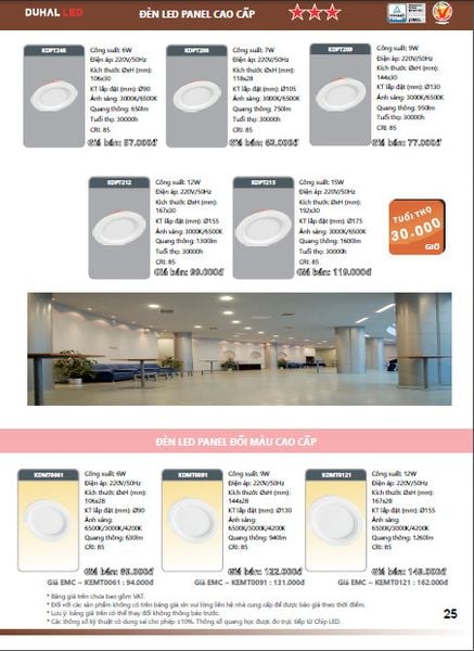 CATALOGUE ĐÈN DUHAL / BẢNG GIÁ ĐÈN DUHAL, ĐÈN LED DUHAL 2021 MỚI NHẤT ...