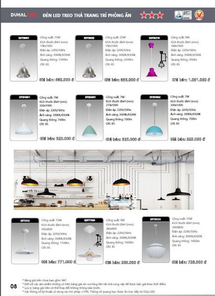 CATALOGUE ĐÈN DUHAL / BẢNG GIÁ ĐÈN DUHAL, ĐÈN LED DUHAL 2021 MỚI NHẤT ...