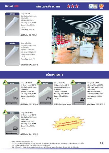 CATALOGUE ĐÈN DUHAL / BẢNG GIÁ ĐÈN DUHAL, ĐÈN LED DUHAL 2021 MỚI NHẤT ...