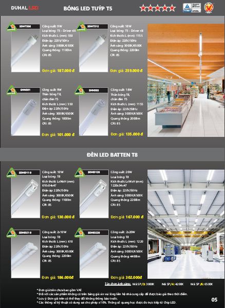 CATALOGUE ĐÈN DUHAL / BẢNG GIÁ ĐÈN DUHAL, ĐÈN LED DUHAL 2021 MỚI NHẤT ...