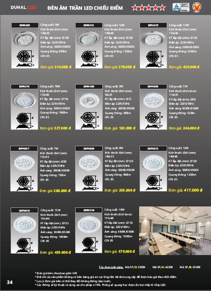 CATALOGUE ĐÈN DUHAL / BẢNG GIÁ ĐÈN DUHAL, ĐÈN LED DUHAL 2021 MỚI NHẤT ...