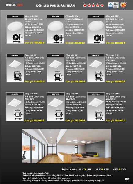 CATALOGUE ĐÈN DUHAL / BẢNG GIÁ ĐÈN DUHAL, ĐÈN LED DUHAL 2021 MỚI NHẤT ...