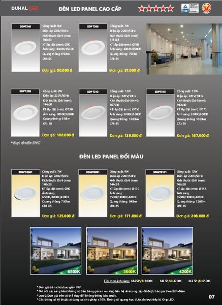 CATALOGUE ĐÈN DUHAL / BẢNG GIÁ ĐÈN DUHAL, ĐÈN LED DUHAL 2021 MỚI NHẤT ...