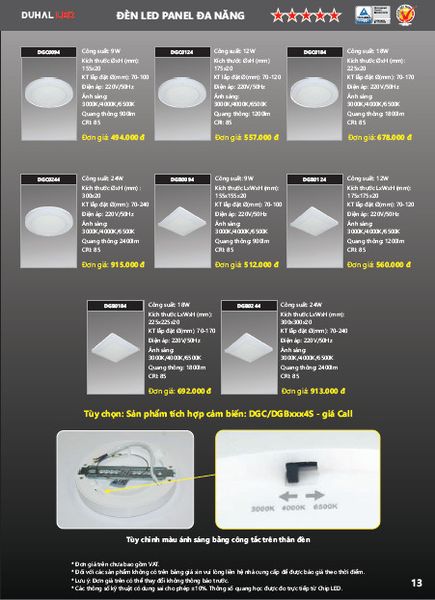 CATALOGUE ĐÈN DUHAL / BẢNG GIÁ ĐÈN DUHAL, ĐÈN LED DUHAL 2021 MỚI NHẤT ...