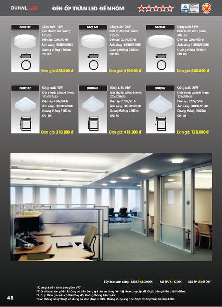 CATALOGUE ĐÈN DUHAL / BẢNG GIÁ ĐÈN DUHAL, ĐÈN LED DUHAL 2021 MỚI NHẤT ...