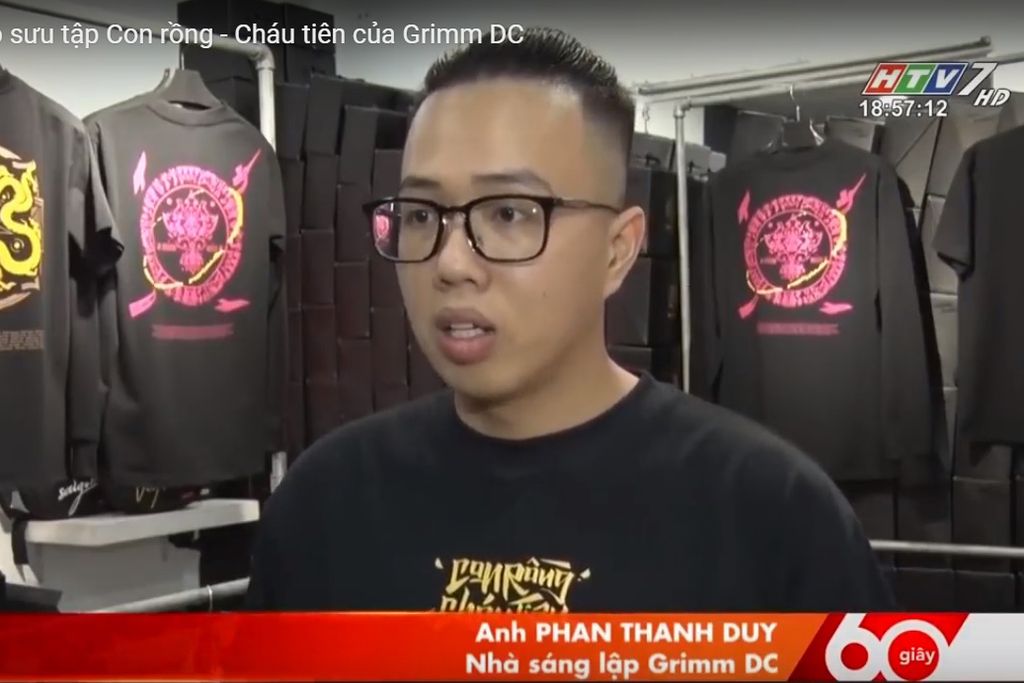 HTV7 đã đưa tin về bộ sưu tập Con rồng - Cháu tiên trong bản tin 60s ...
