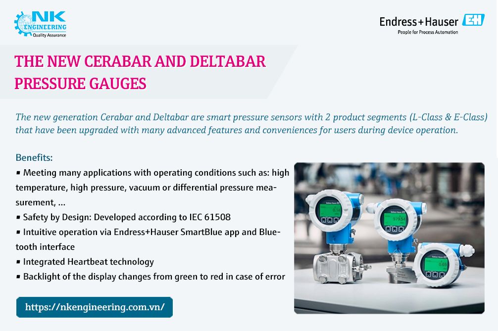 THE NEW CERABAR AND DELTABAR PRESSURE GAUGES - ENDRESS+HAUSER – Công ty ...