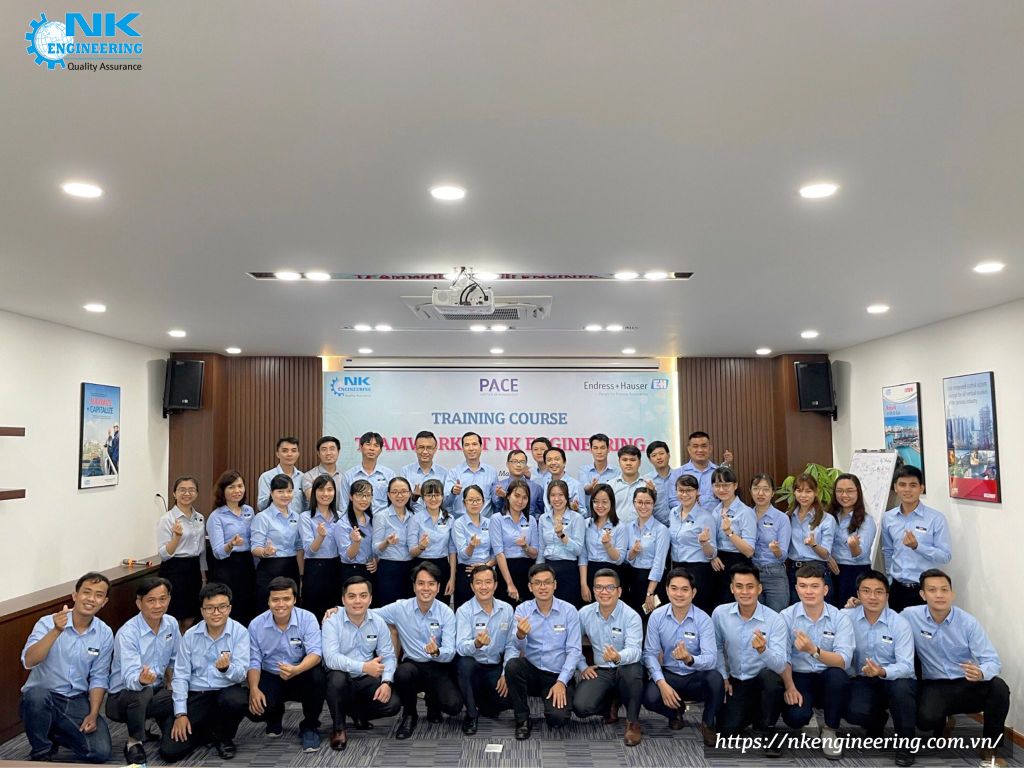 Training teamwork at NK Engineering – Công ty TNHH Kỹ Thuật NK