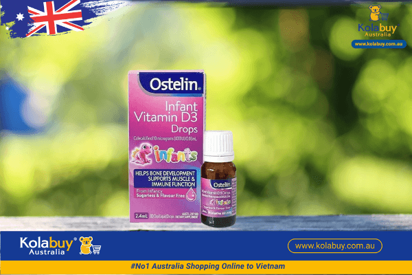 Vitamin D3 dạng giọt cho bé Ostelin Infant Vitamin D3 Drops 2.4 ml ...