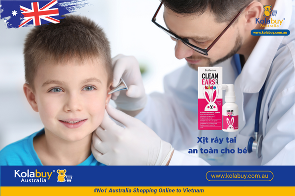 Xịt tan ráy tai cho bé Clean Ears Kids Spray 30ml – Kolabuy Australia ...