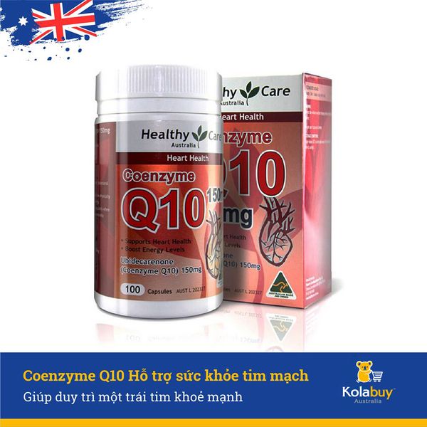 Healthy Care CoEnzyme Q10 150mg 100 Capsules – Kolabuy Australia ...