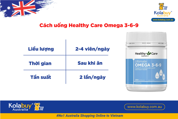Viên uống bổ sung Omega Healthy Care Ultimate Omega 3-6-9 200 viên ...