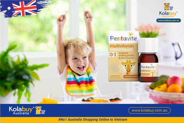Siro Bổ sung Vitamin tổng hợp cho bé 0-3 tuổi Pentavite Infant Drops ...