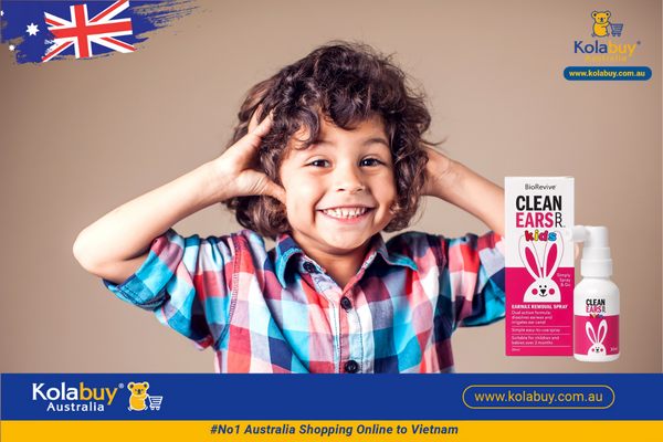 Xịt tan ráy tai cho bé Clean Ears Kids Spray 30ml – Kolabuy Australia ...