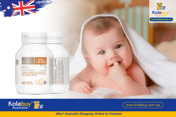 Viên uống Bổ sung Canxi sữa Bio Island Milk Calcium Kids 90 viên ...