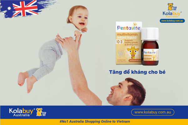 Siro Bổ sung Vitamin tổng hợp cho bé 0-3 tuổi Pentavite Infant Drops ...