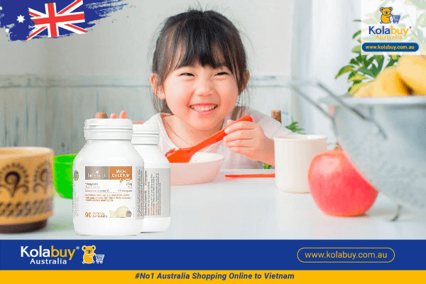 Viên uống Bổ sung Canxi sữa Bio Island Milk Calcium Kids 90 viên ...