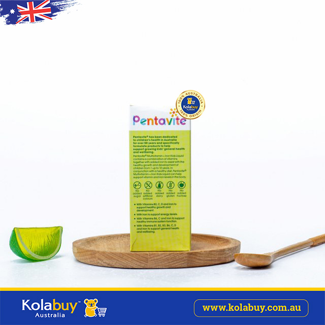 Vitamin tổng hợp Pentavite Oral Liquid Multivitamins with Iron 100ml ...
