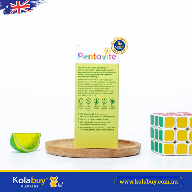 Siro Bổ sung Vitamin Pentavite Oral Liquid Multivitamin with Iron200ml ...