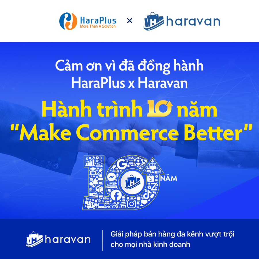 Chúc mừng sinh nhật Haravan 10 năm - "Make Commerce Better" – Haraplus ...