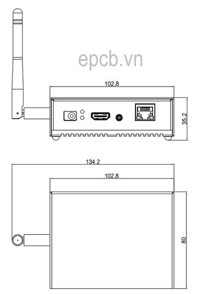 Máy tính công nghiệp - Industrial Embedded Computer EPCB-ED-IPC2010