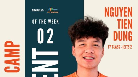 STUDENT OF THE WEEK II - FIS CAMP 2024 – SIMPace Vietnam