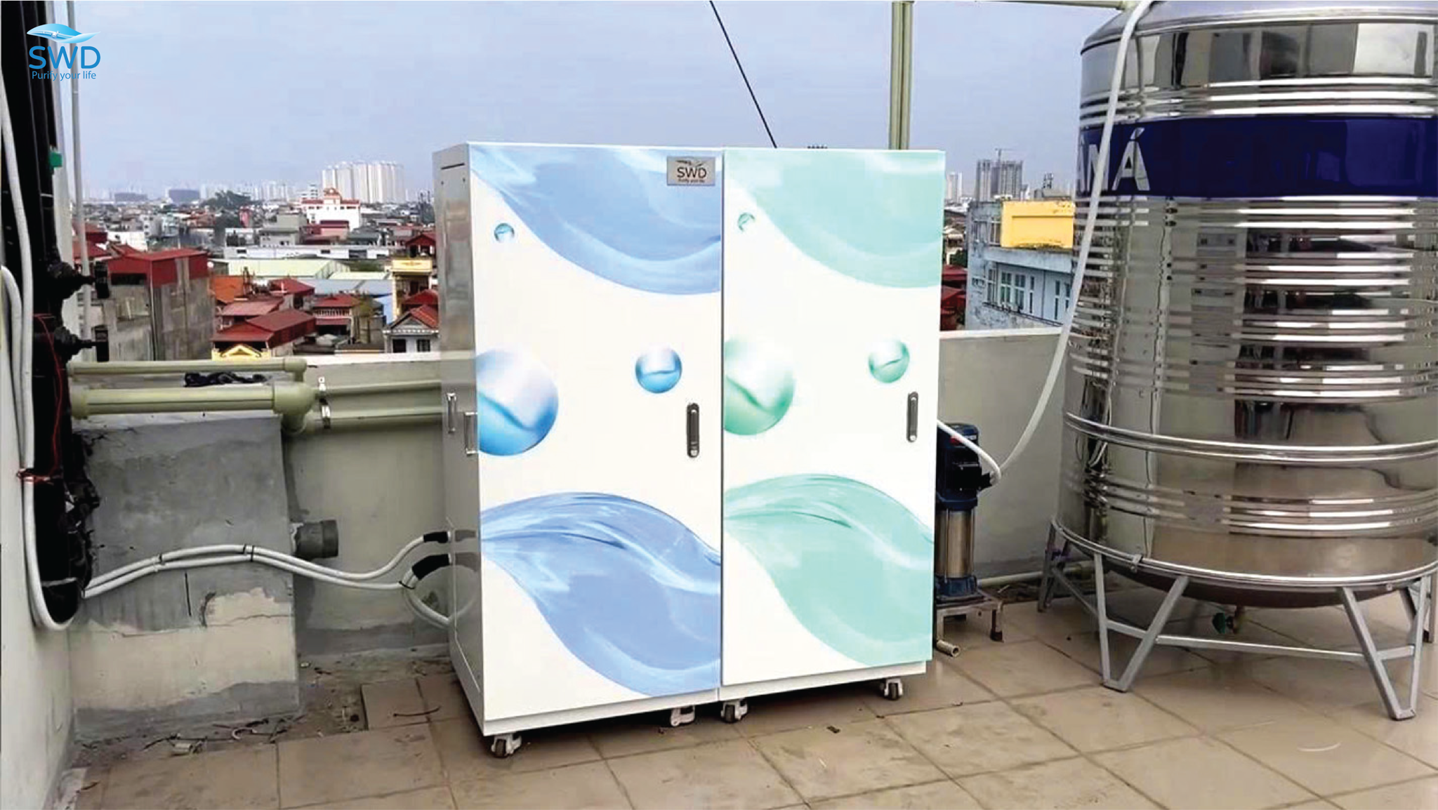 Lắp đặt máy lọc nước tổng tại Trung tâm dưỡng lão Diên Hồng – SWD ...