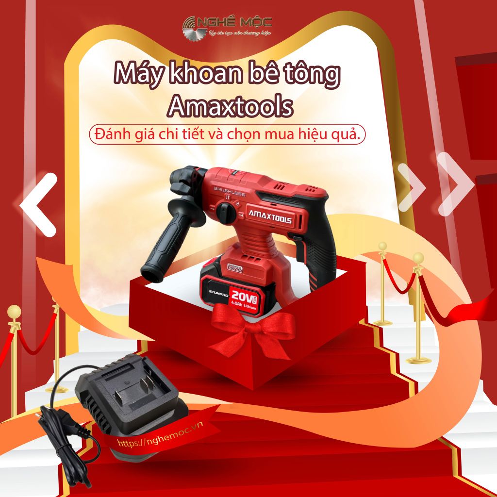 Máy khoan bê tông Amaxtools - Đánh giá chi tiết và chọn mua hiệu quả ...