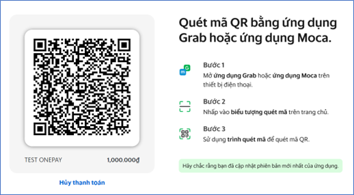 Giảm 10% Khi Thanh Toán Qua Ví Điện Tử GRAB | MOCA – GOSUMO.VN