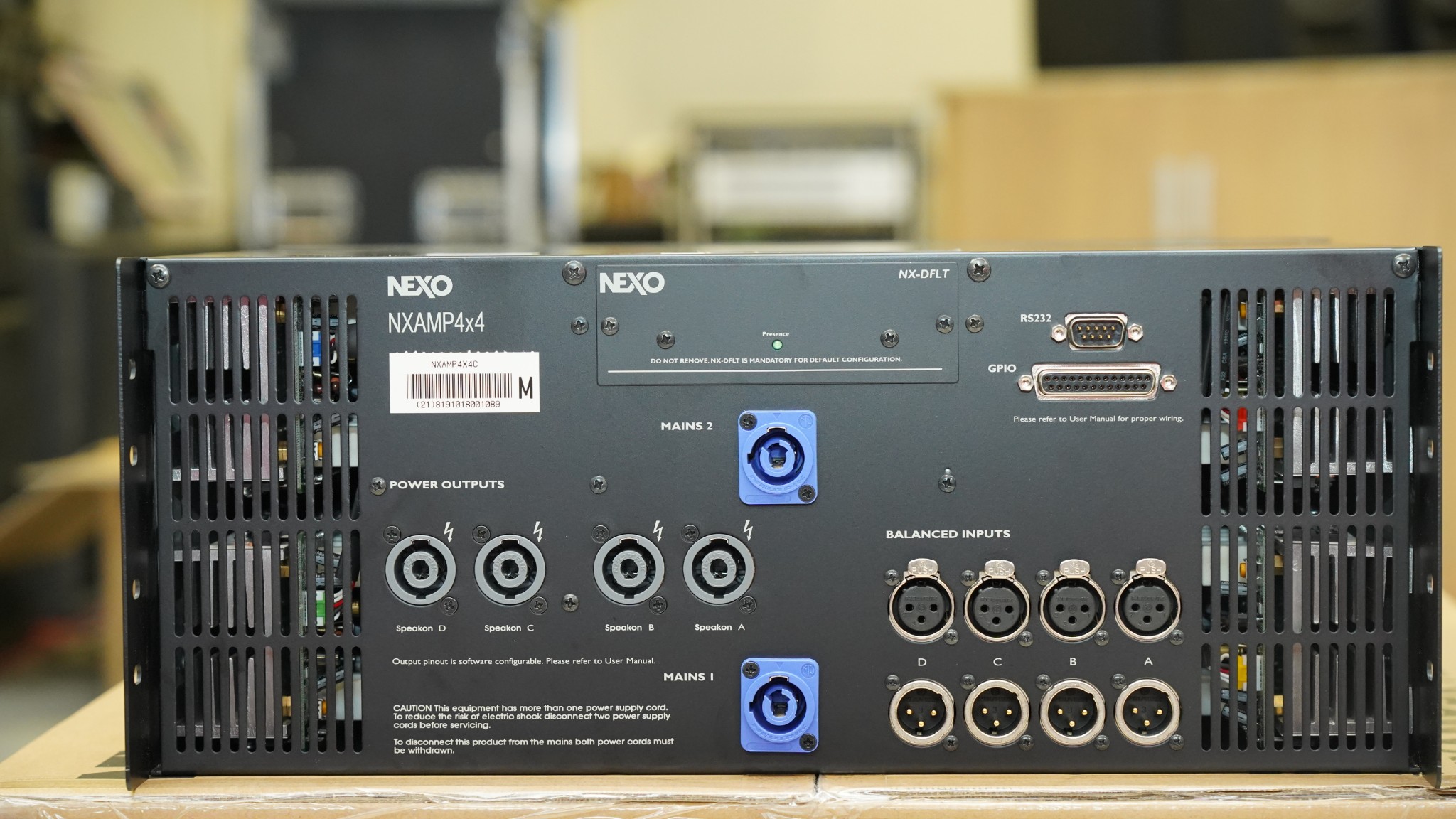 Amplifier Nexo NXAMP 4X4 - Pro Sound Sài Gòn