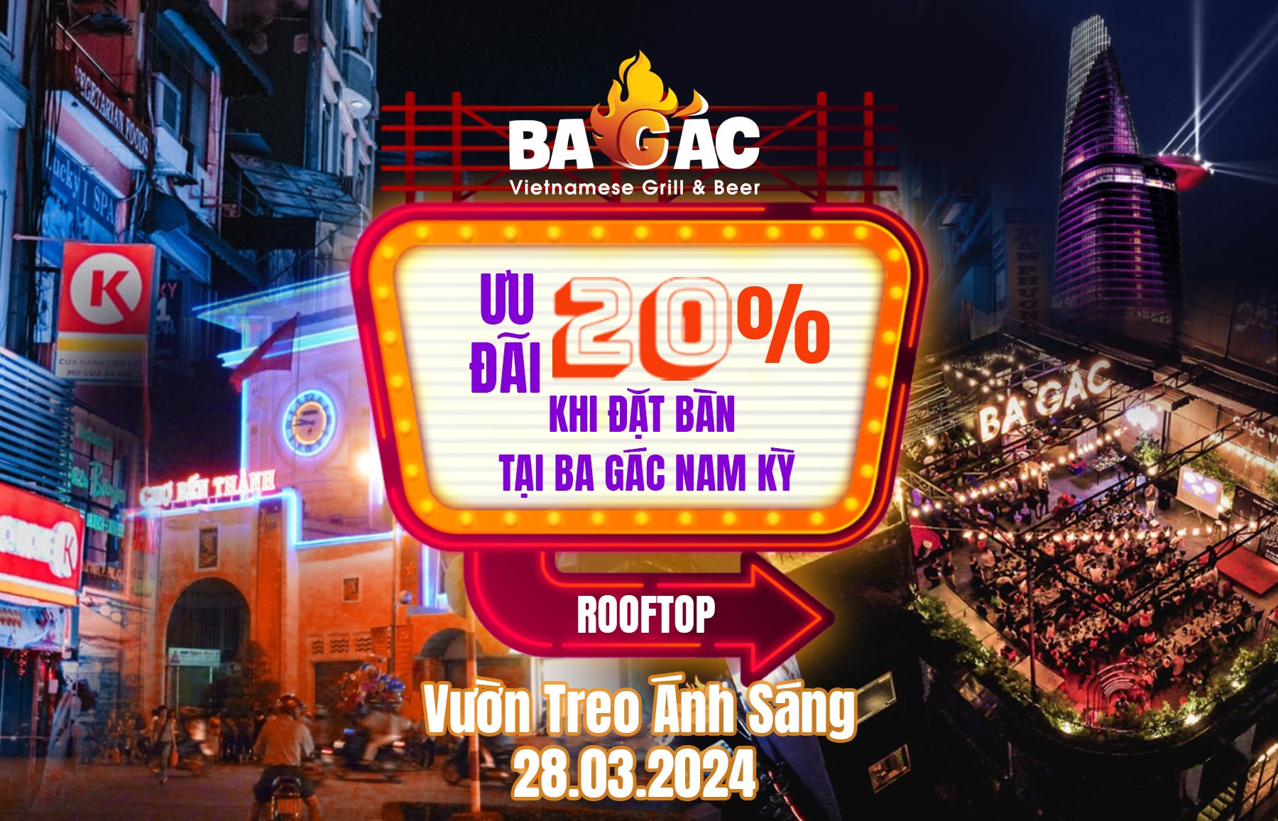 BA GÁC ROOFTOP NAM KỲ | WE ARE BACK - 28.03.2024 – BA GÁC Vietnamese ...