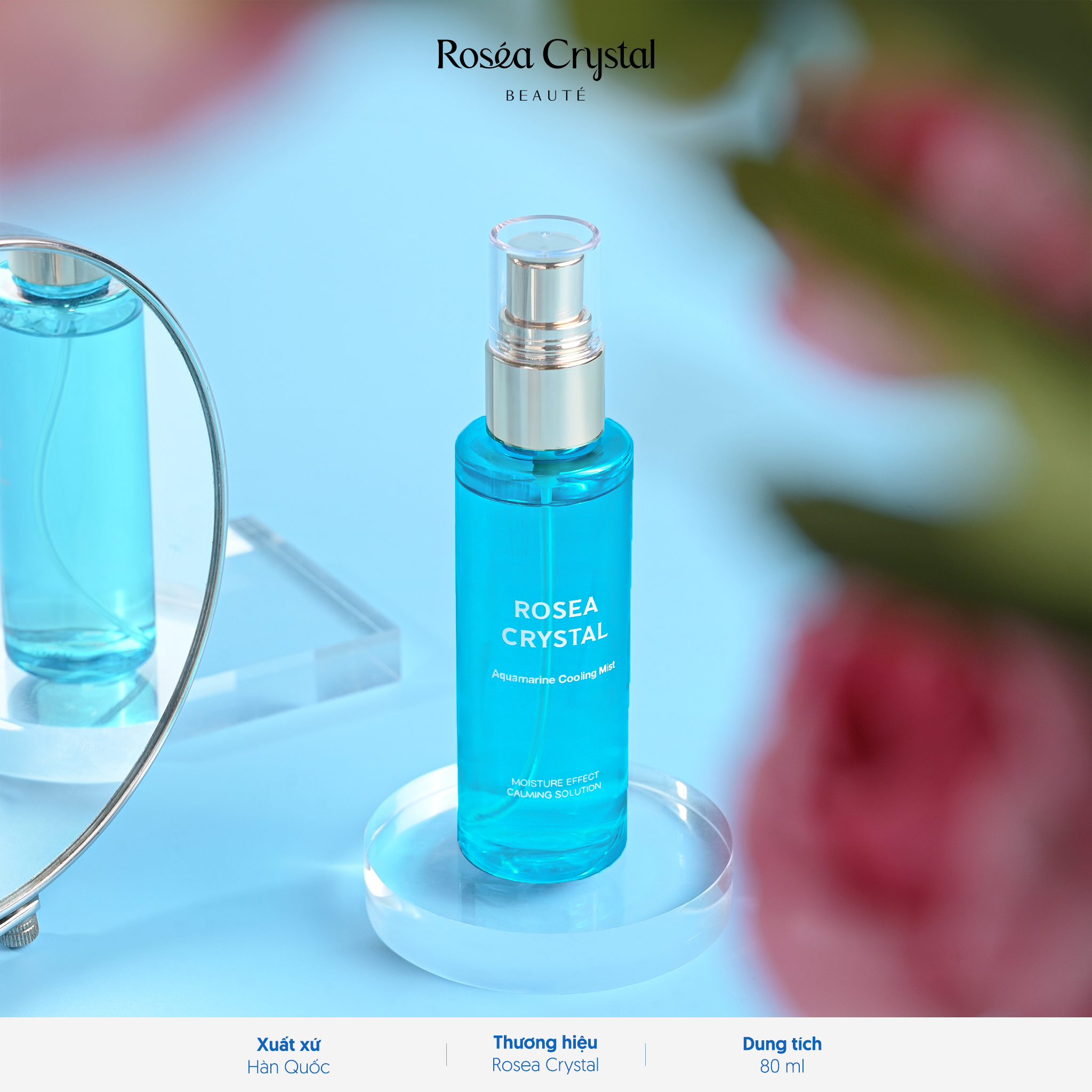 Xịt khoáng dưỡng ẩm có tác dụng gì cho da? – Rosea Crystal