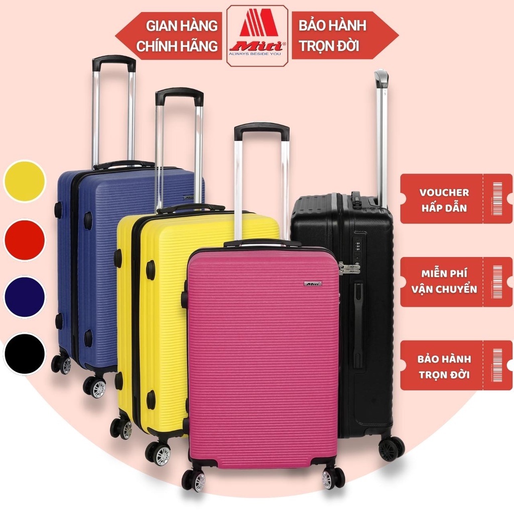 Hướng dẫn chọn size vali Miti phù hợp cho chuyến đi