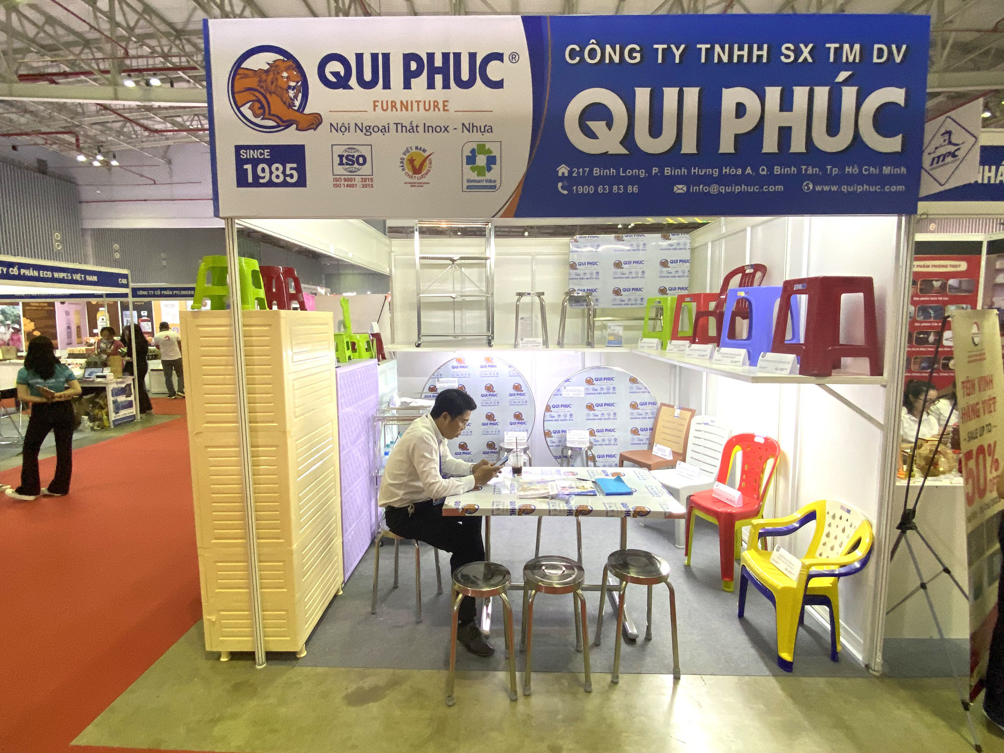 Qui Phúc tham gia Hội chợ triển lãm tôn vinh hàng Việt 2023 – Nội Ngoại ...