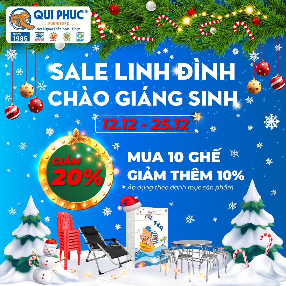 Sale tháng 12 - Chào giáng sinh, đón năm mới 2024 – Qui Phúc - Nội ...