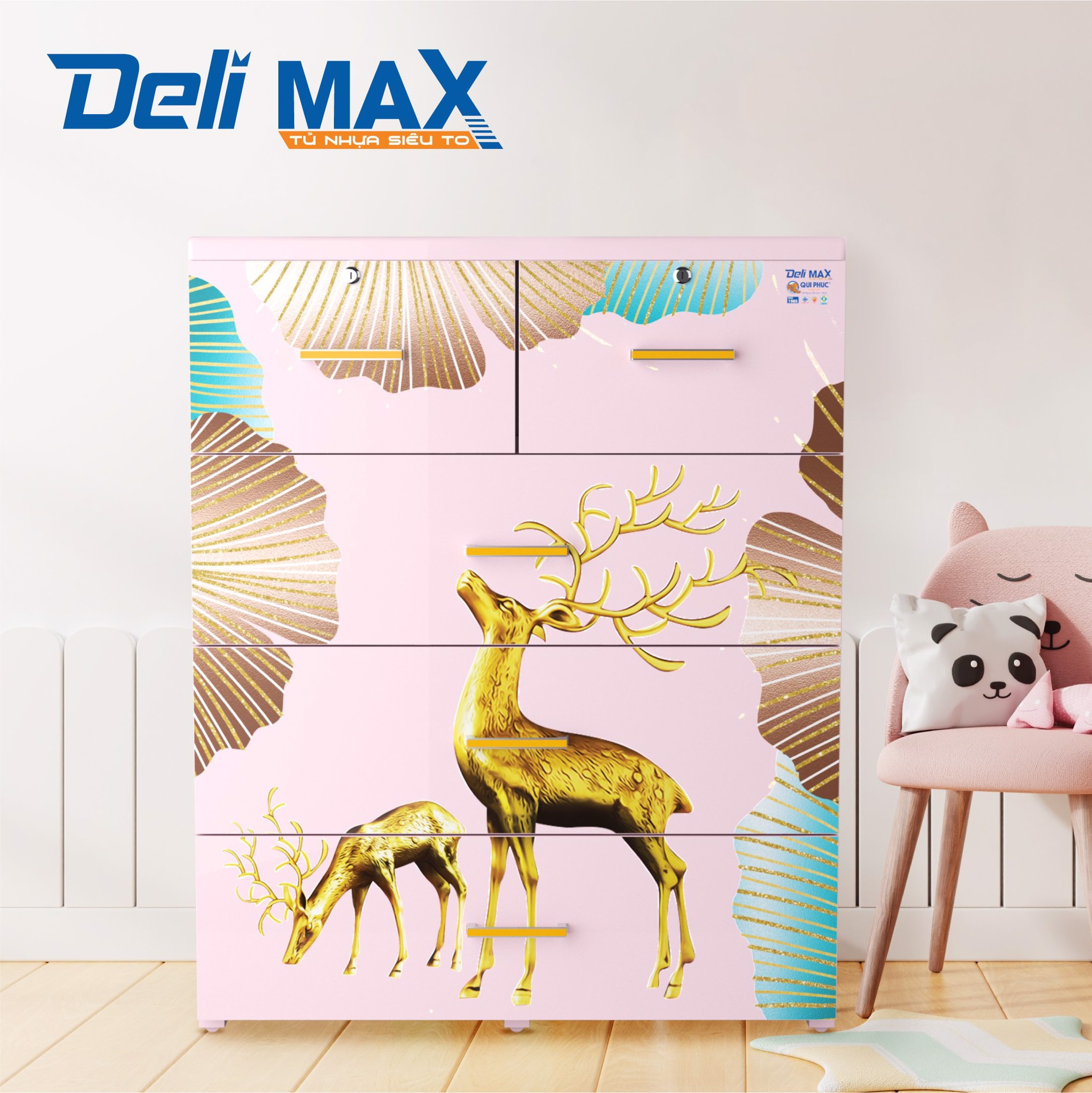 Qui Phúc ra mắt dòng tủ nhựa DELI MAX mới