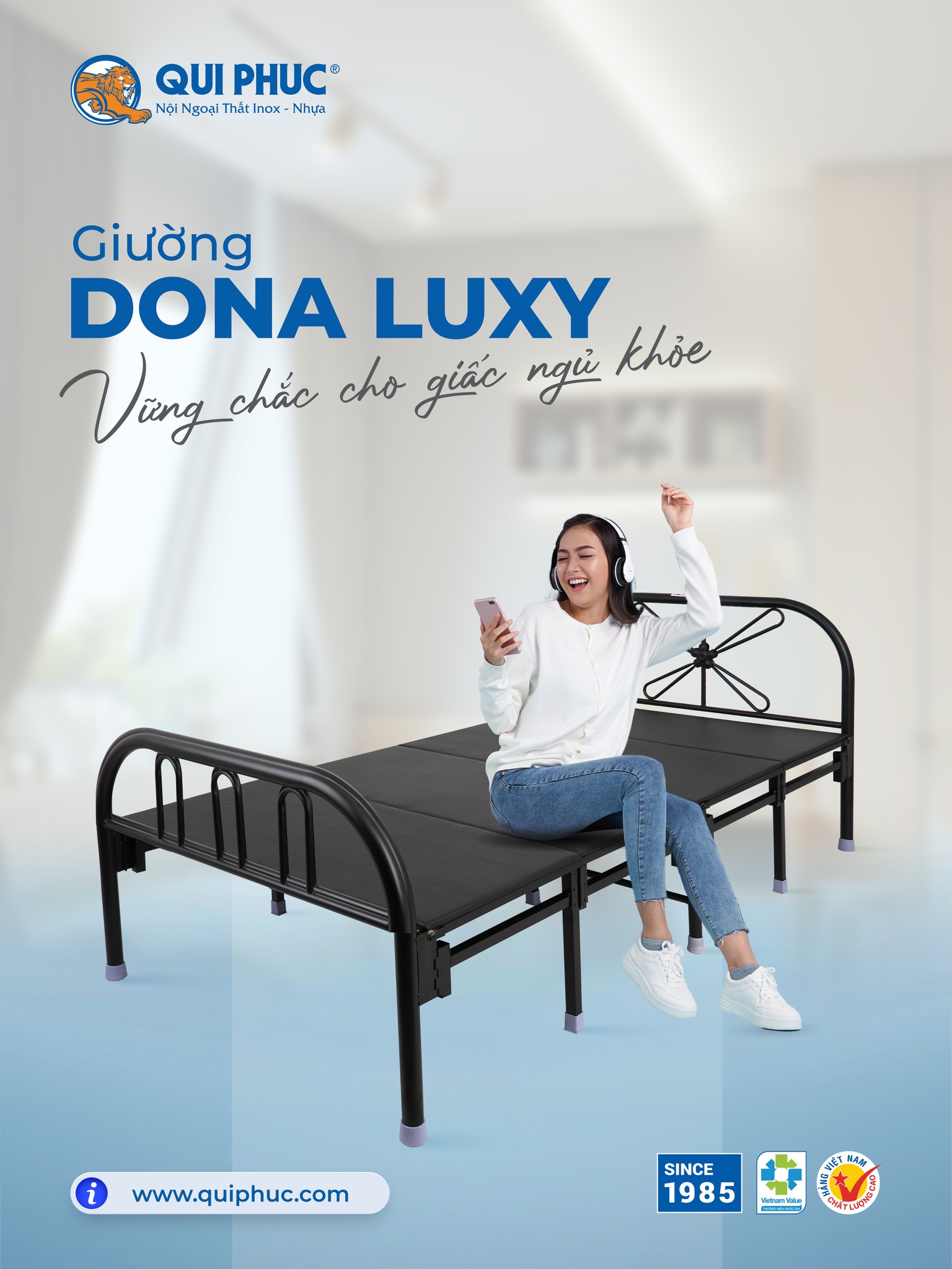 Giường Dona Luxy – Vững Chắc Cho Giấc Ngủ Khỏe – Nội Ngoại Thất Inox ...