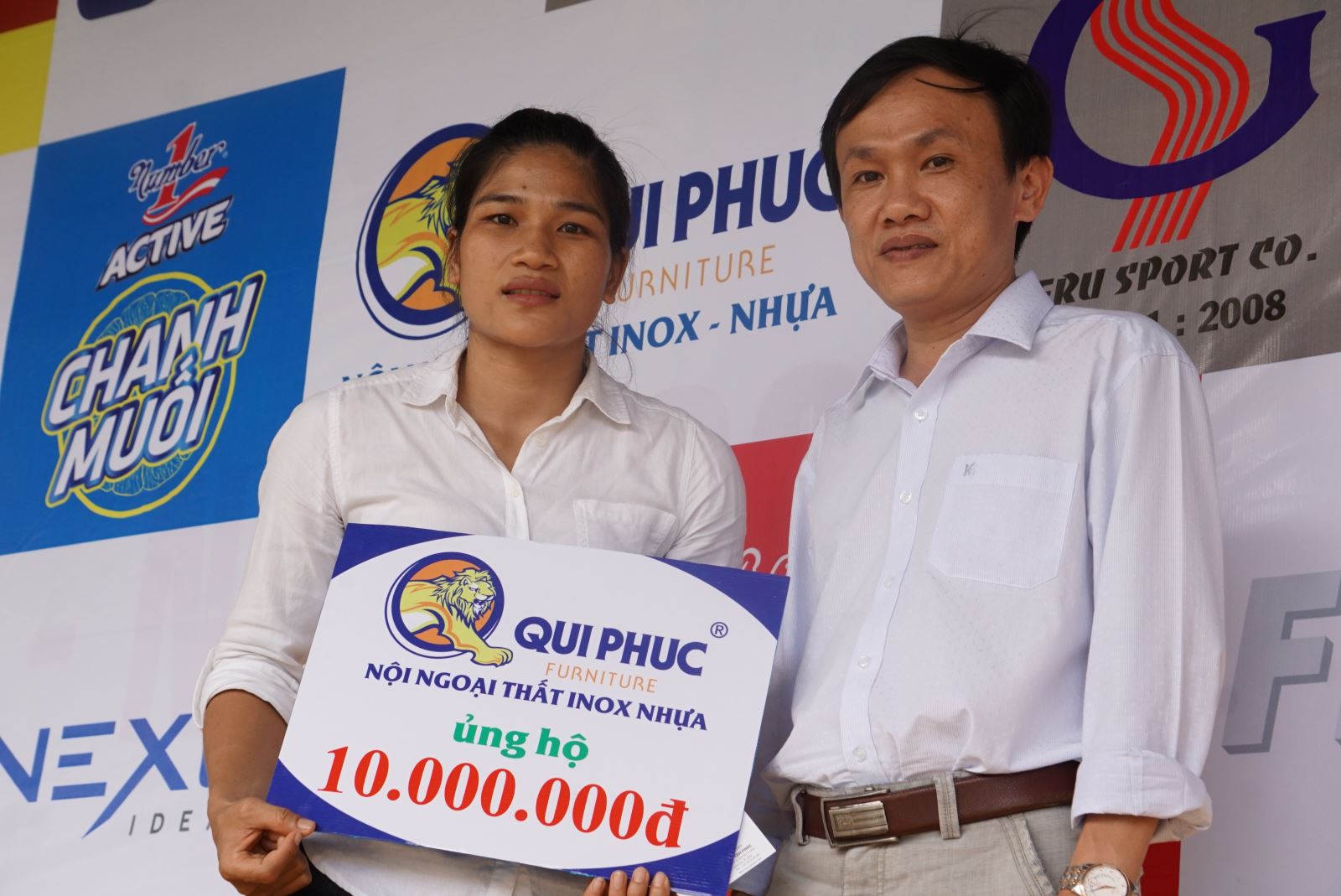 CÔNG TY QUI PHÚC THAM GIA ĐỒNG TÀI TRỢ GIẢI BÓNG ĐÁ HỘI NHÀ BÁO TP. HC